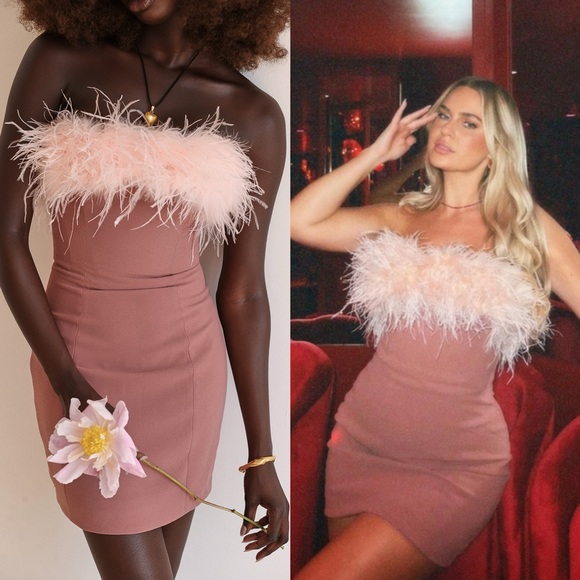 House of CB | Dresses | House Of Cb Alexa Warm Pink Mini Dress | Poshmark